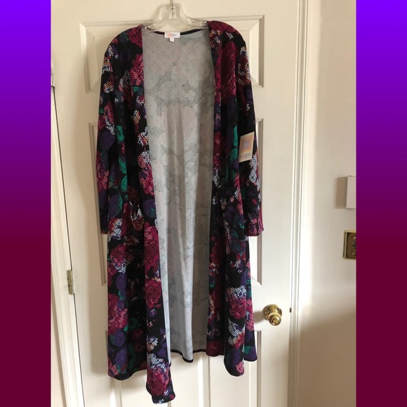 LuLaRoe | Jackets & Coats | Nwt Llr Large Floral Sarah ...
